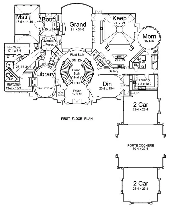 Breakers 6047 - 5 Bedrooms and 5.5 Baths | The House Designers - 6047