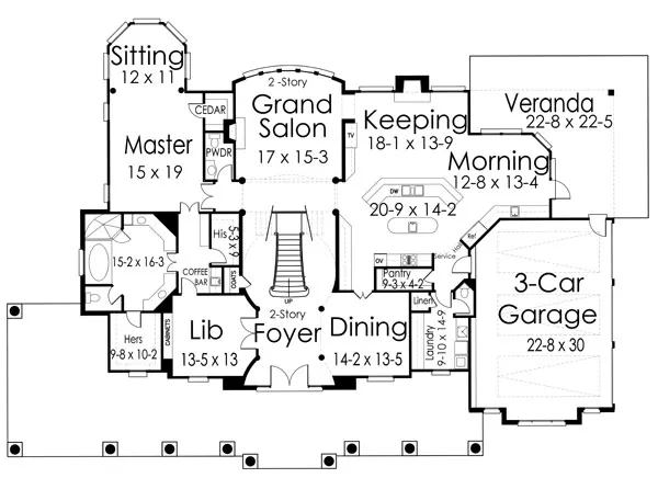Broadstone Lodge 1433 - 6 Bedrooms and 6.5 Baths | The House Designers ...