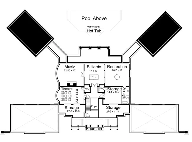 Newport Hall 6150 - 5 Bedrooms and 5 Baths | The House Designers - 6150
