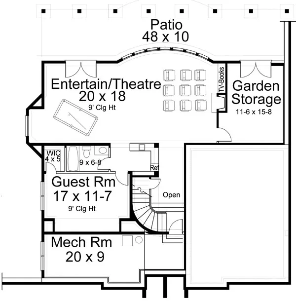 Serrant 5987 - 5 Bedrooms and 4 Baths | The House Designers - 5987