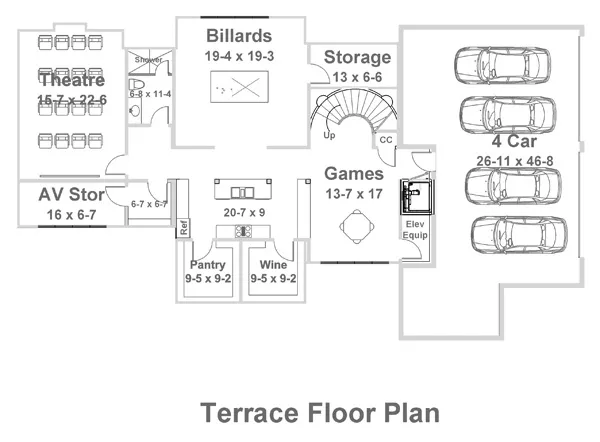 Berkeley Estate 7929 - 5 Bedrooms and 5 Baths | The House Designers - 7929