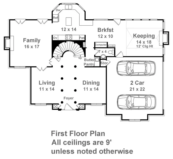 Chassereau 7143 - 4 Bedrooms and 3.5 Baths | The House Designers - 7143