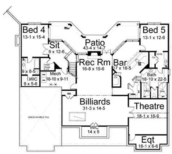 Waterford 6476 - 3 Bedrooms and 2.5 Baths | The House Designers - 6476