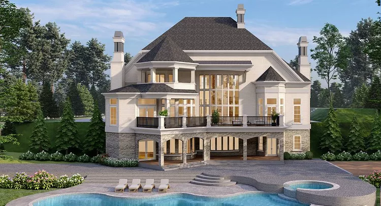 Mansions Luxury House Plans From The Sky Big Sky | Coventry Log Homes