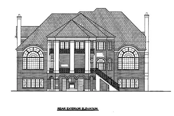 Chiswick House 7939 - 4 Bedrooms and 3.5 Baths | The House Designers - 7939