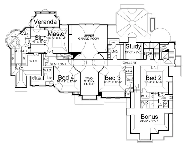Manderston Estate 6147 - 5 Bedrooms and 5 Baths | The House Designers ...