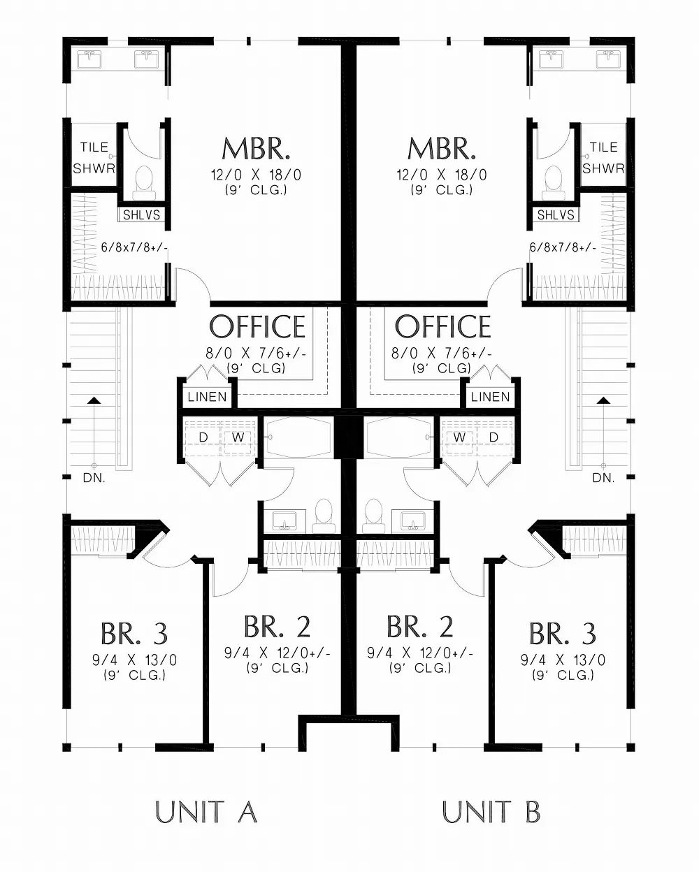 Duplex Home Floor Plans And Designs