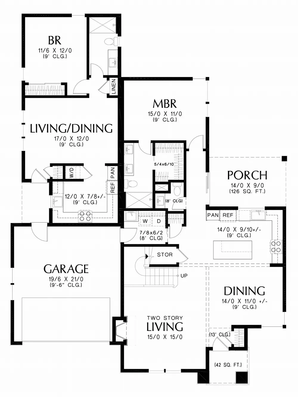 Condominium Floor Plan Single Level