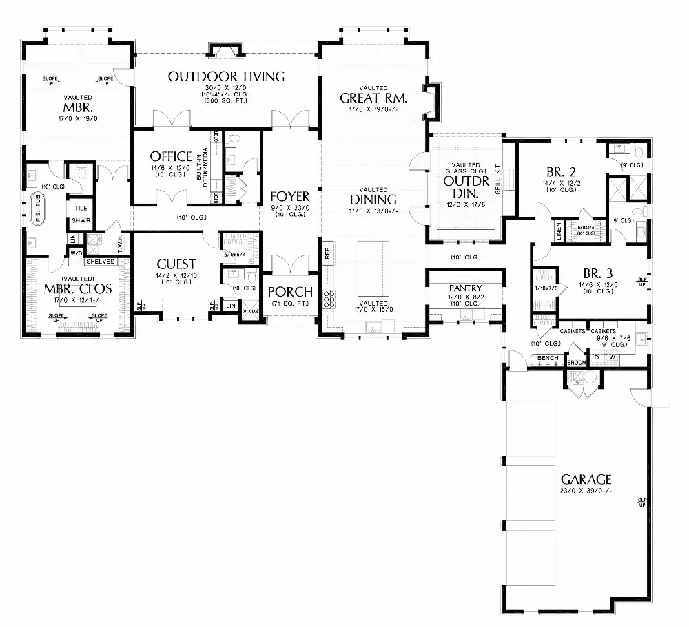 Ranch Style Floor Plans
