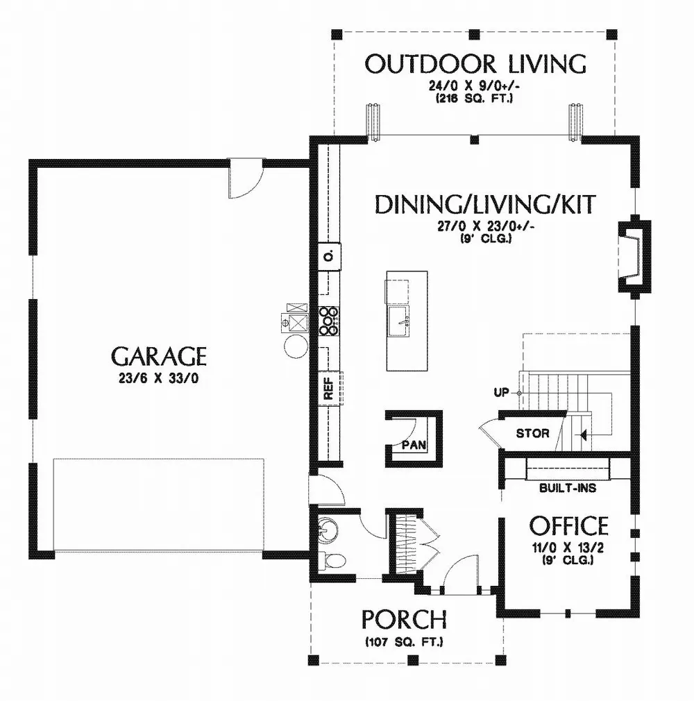 Two Story Floor Plans With Attached Garage 2, 3 & 4 Bedroom Townhomes