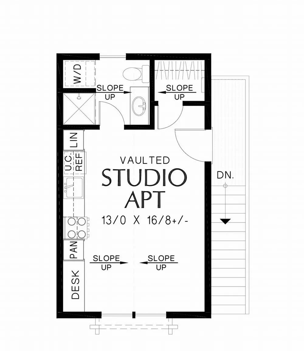 Efficiency Apt Plans Efficiency Plus | Studio | Jefferson House