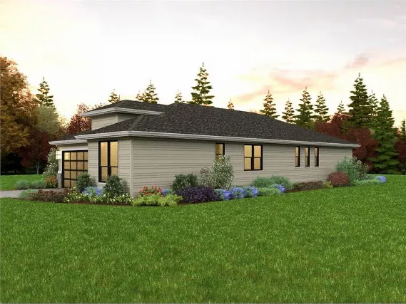 Contemporary Ranch House Plan Affordable Country Ranch House Plans / 4