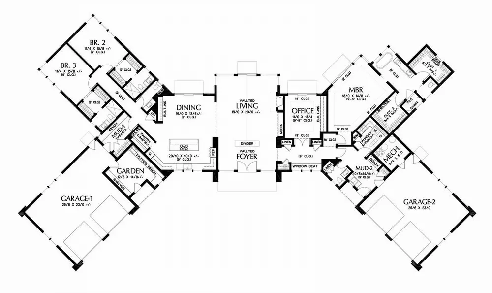 Unique Floor Plans One Level Shouse Floor Plans & Shop House Plans