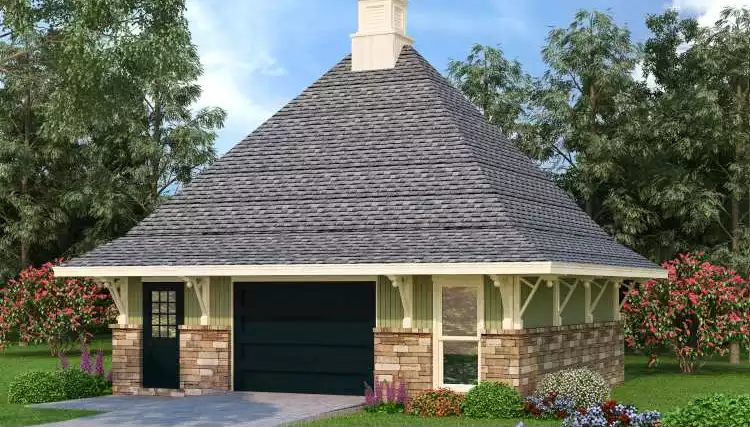 Small Cottage House Plans with Garage Space