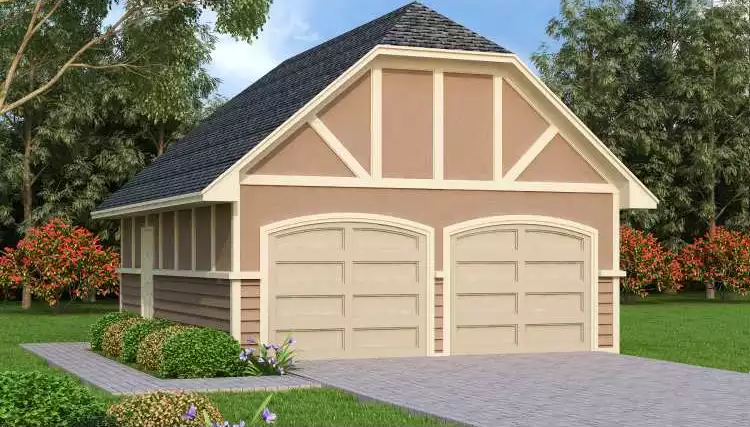 Small Cottage House Plans with Garage Space