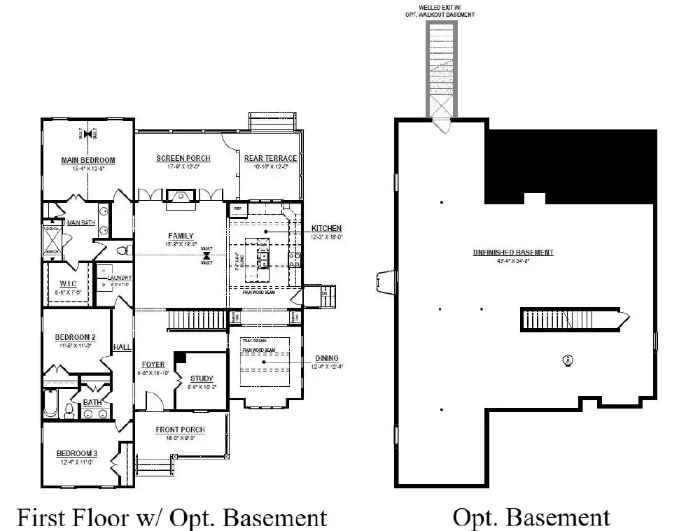 Colonial House Plan Floor Layout