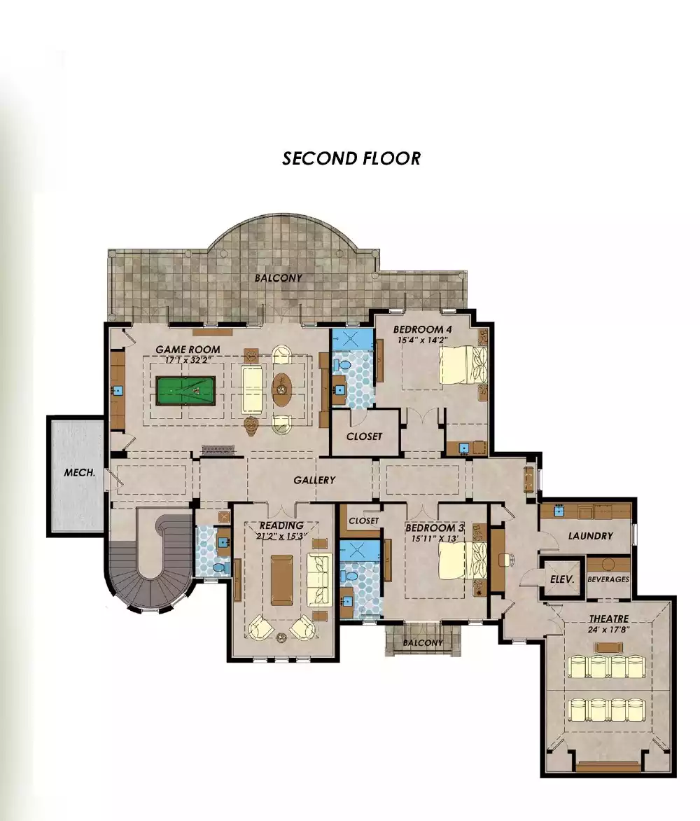Big Mansions Floor Plans With No Names