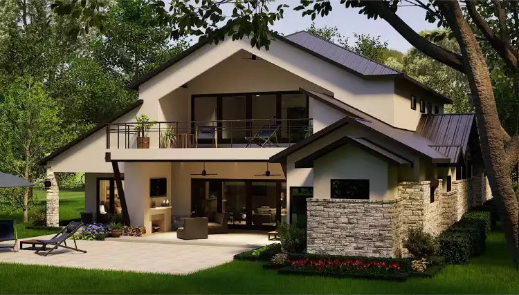 Transitional Texas Ranch House Plans Texas Hill Country Style Home
