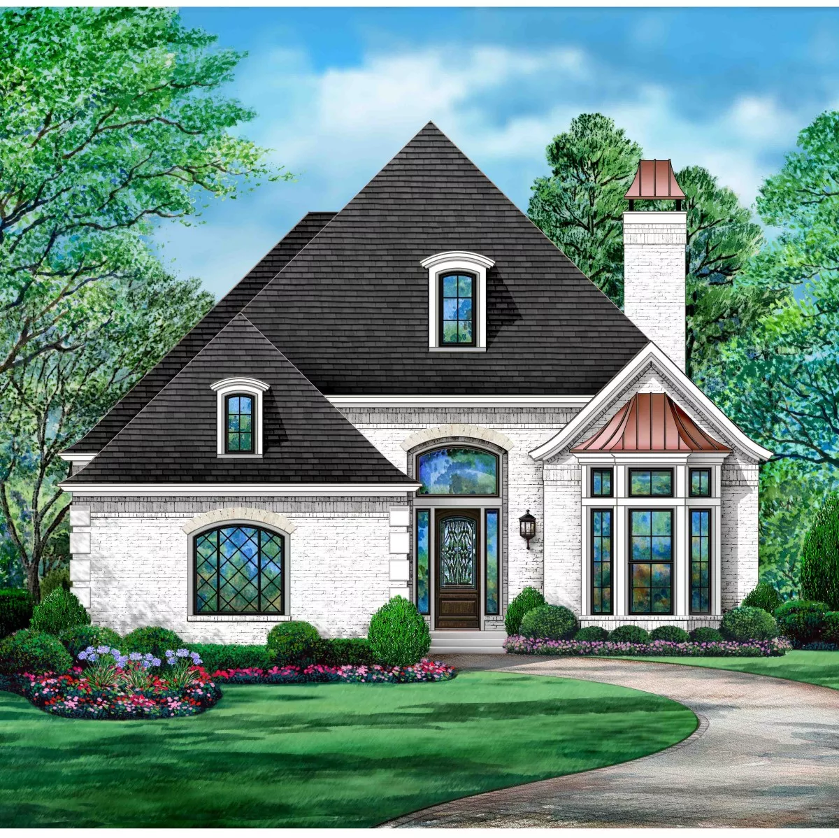 3 Bedroom European Style House Plan 9112: Alva Court - 9112