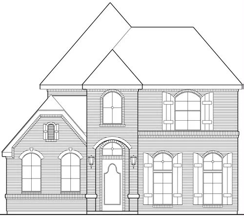 Zero lot line house plan with amenities - 4844