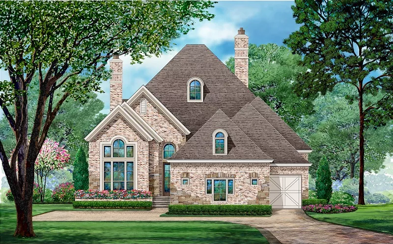 One Story Traditional Style House Plan 8522 - 8522