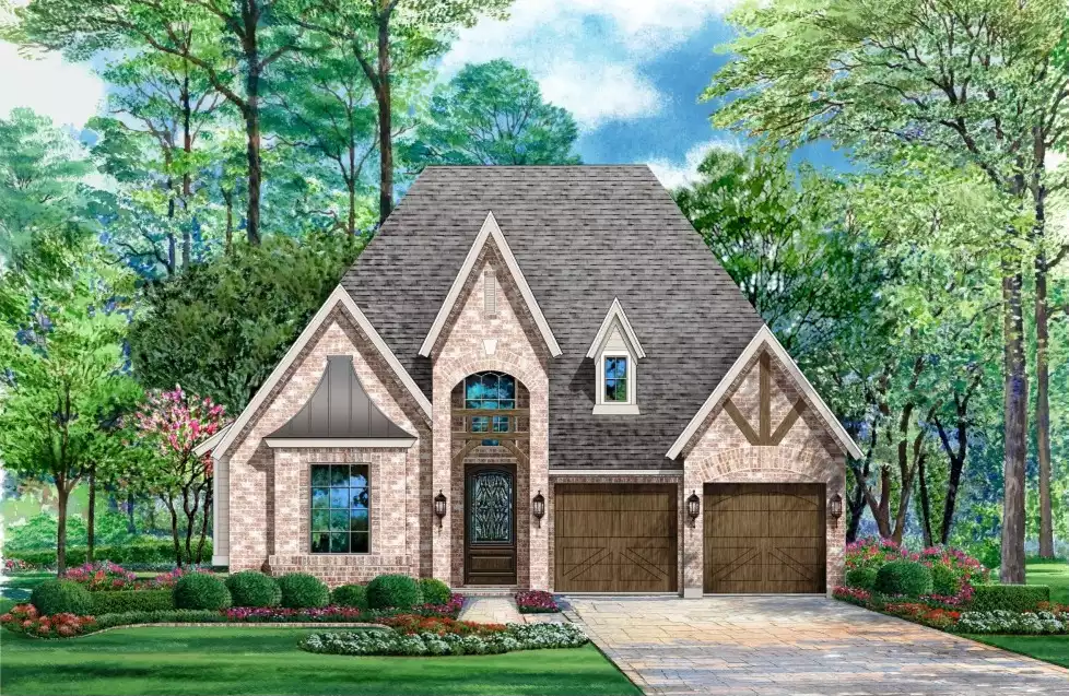 Brick European Style House Plan 7133: Granite Ridge - 7133