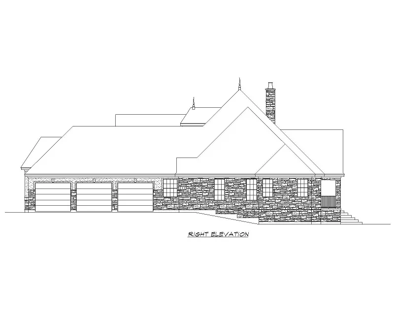 Legacy Luxury Traditional Ranch Style House Plan 8502 - 8502