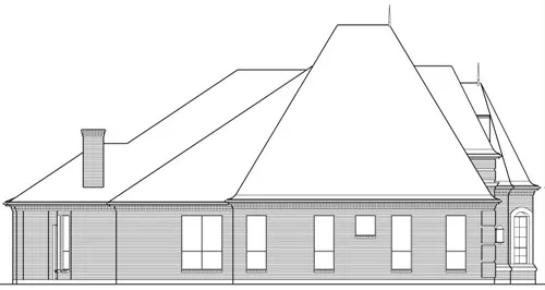 Luxury House Plan with 3 Bedrooms and a 2 Car Garage - 4899