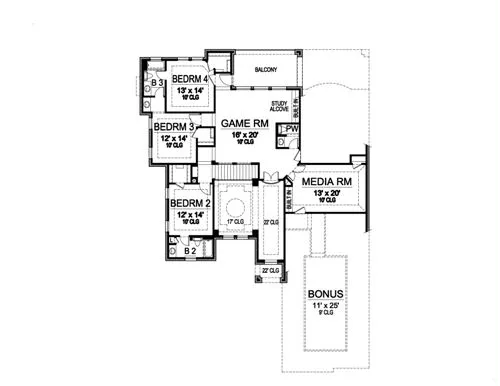 STONEY BROOK 5167 - 4 Bedrooms and 4.5 Baths | The House Designers - 5167