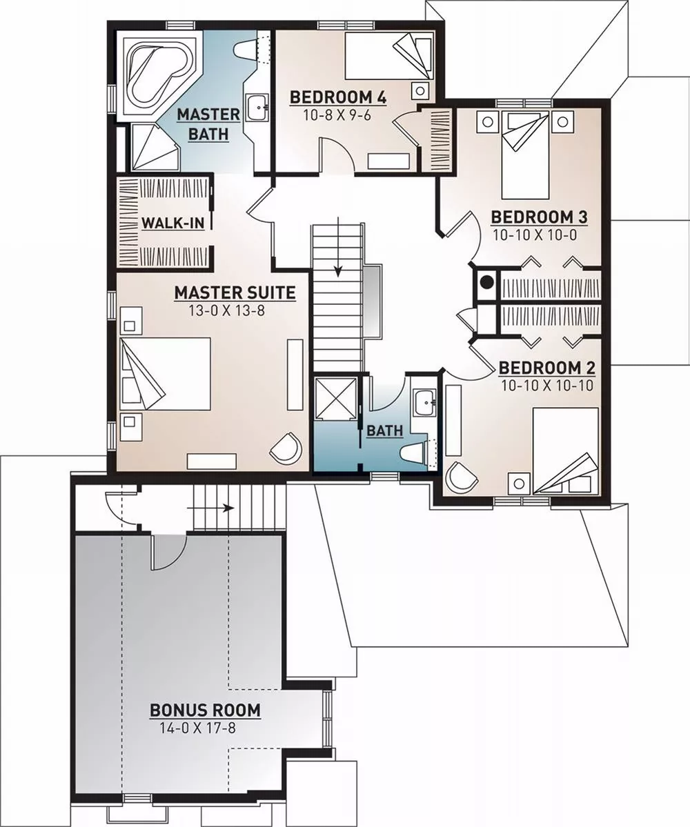 Colonial Style House Floor Plans