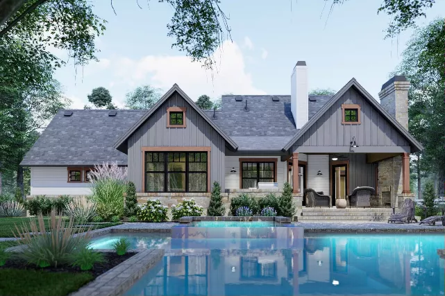Cabin Farm House Plans