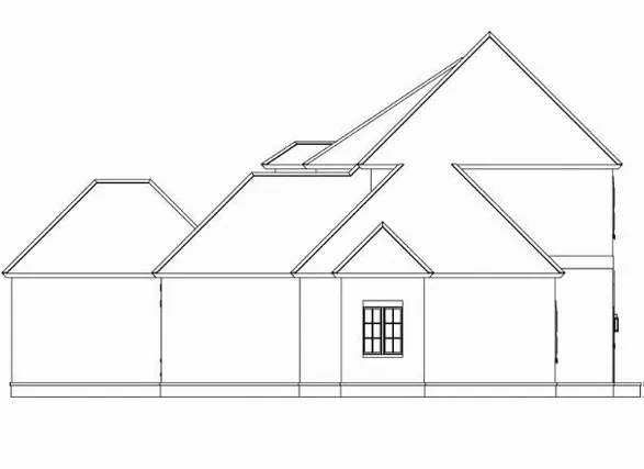Orthographic Drawing Of A House
