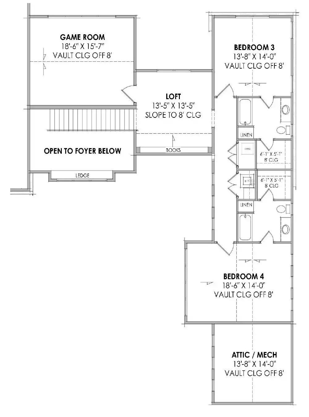Two Story House Design Hvac House Plan 61453 Traditional Style With