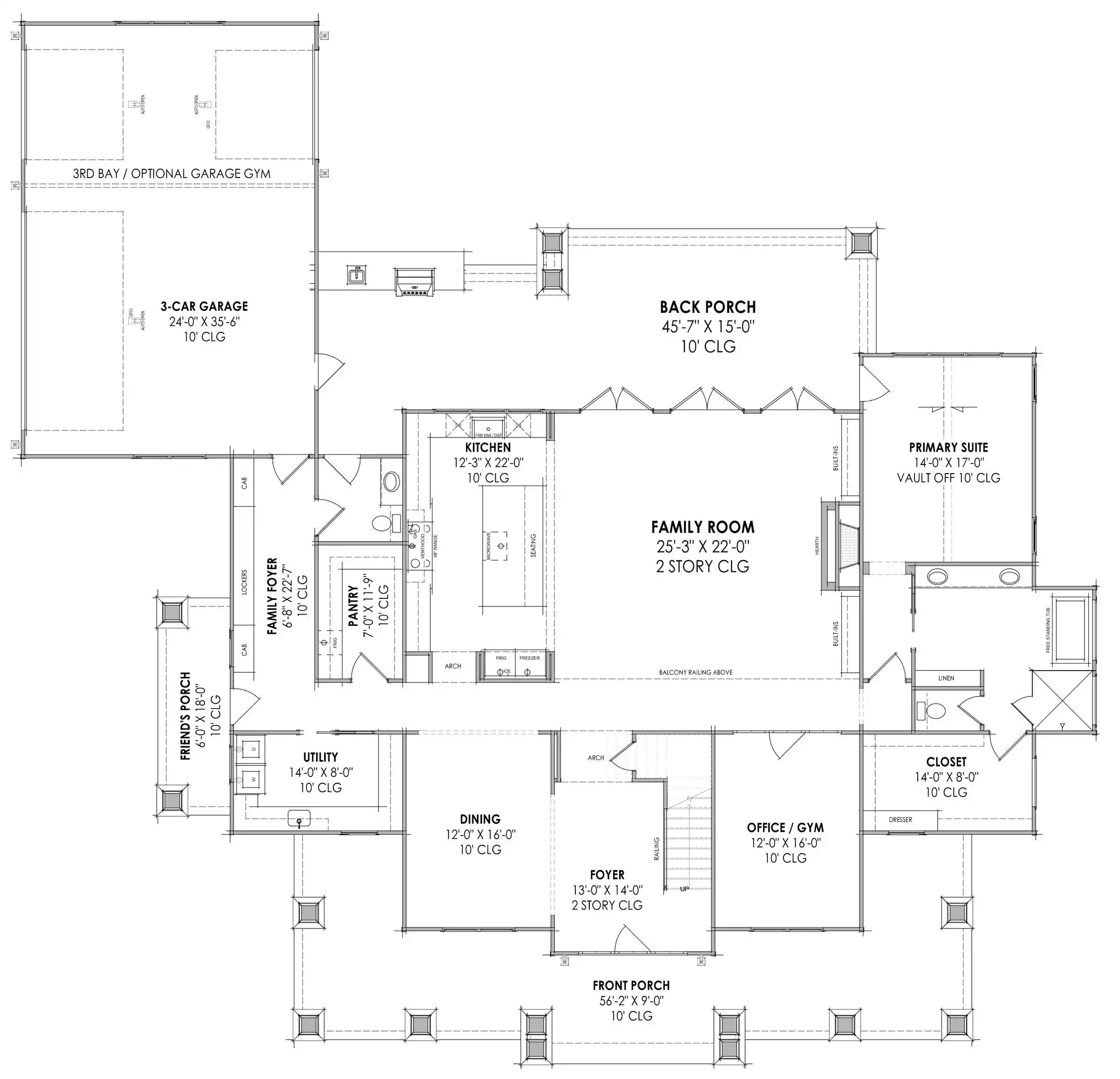 Two Story Modern Farmhouse Style House Plan 6794: The DeFord - 6794