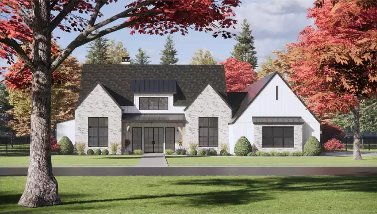 House Plans with Side-Entry Garages | Rear & Side-Entry Garage House ...