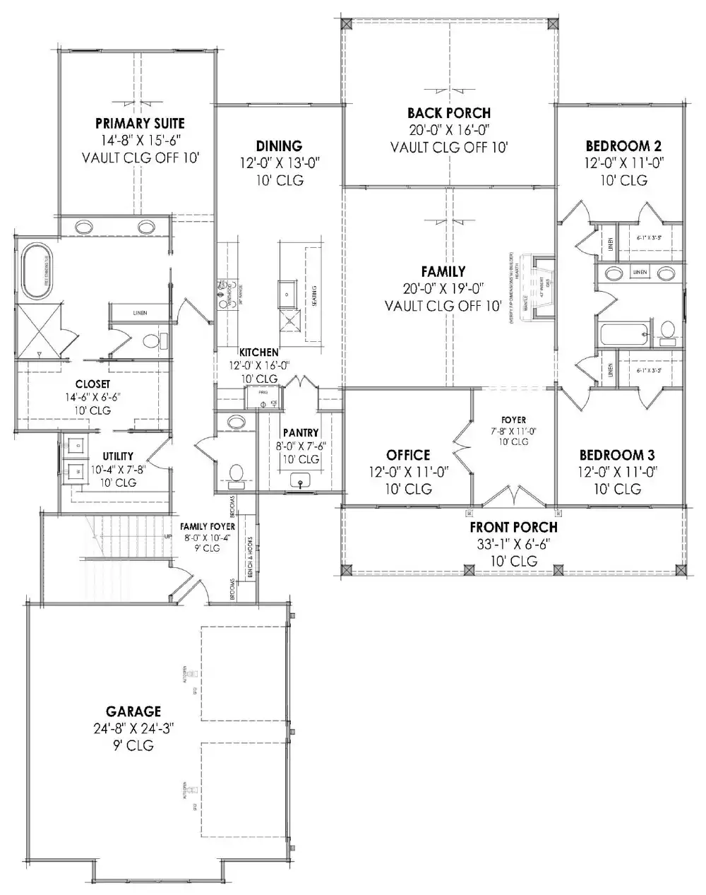 Cape Style House Dimensions