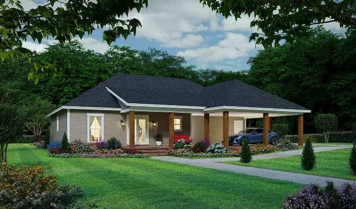 Paducah Country Ranch House Plan