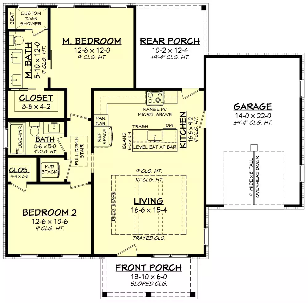 Simple Country House Plans Single Floor House Plan 77407 Southern