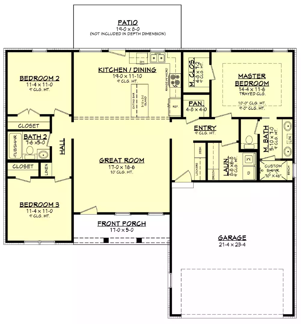 Ranch House Plans | Ranch Style House Plans | Ranch Home Plans ...