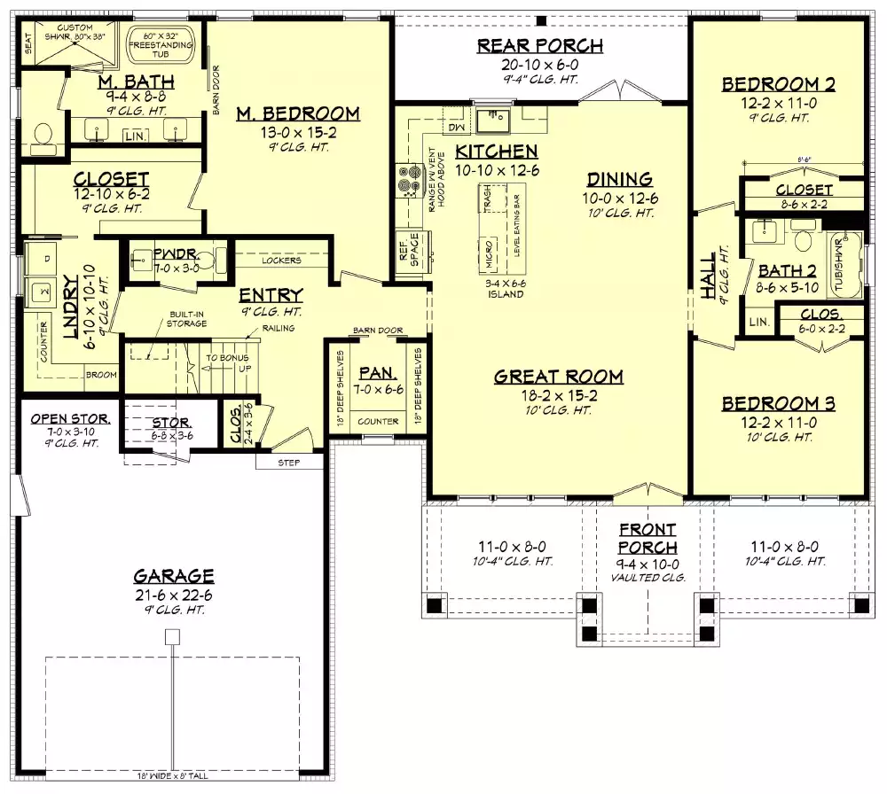 Lexington Floor Plan Southern Living The Galloway House Plan