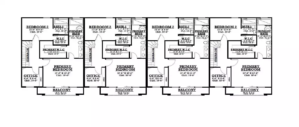 12 Bedroom House Floor Plan Traditional House Plan 4 Bedrooms, 2