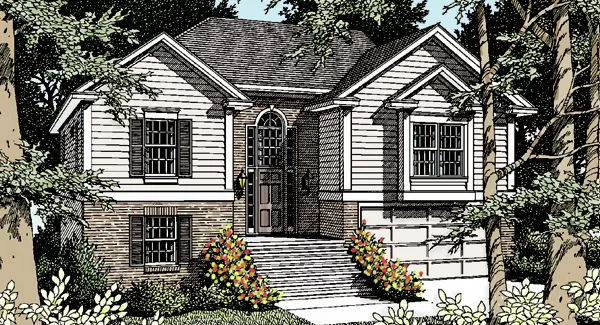 Bi-Level House Plans, Split-Entry & Raised Home Designs by THD