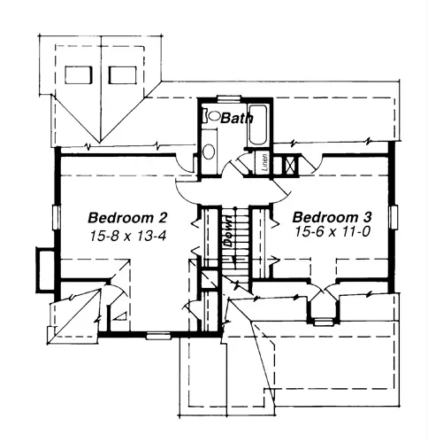 Deerfields | Charming 3 Bedroom Traditional Style House Plan 8246 - 8246