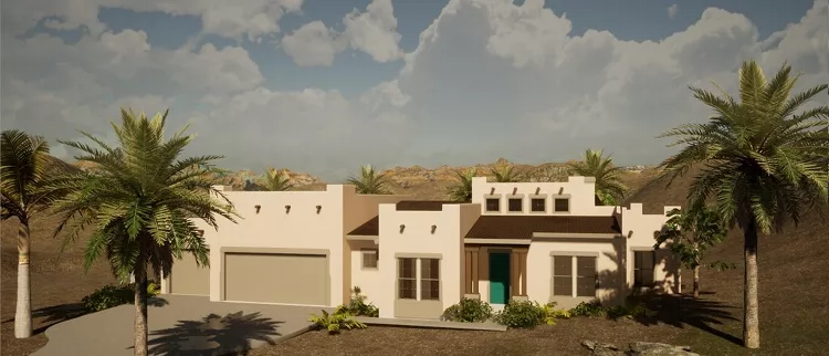 Spanish Style One Story House Floor Plan Spanish Style House Plan