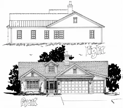 Popular House Plans 1957 3 Bed / 3.1 Bath, 2,090 Sq.ft. Home 1957