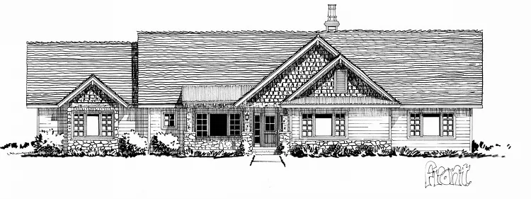 Ranch Style House Outline