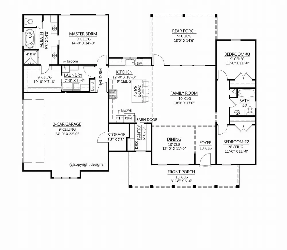 Ranch House Plans | Ranch Style House Plans | Ranch Home Plans ...