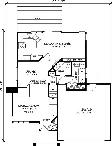 The Benjamin 6113 - 3 Bedrooms and 2.5 Baths | The House Designers - 6113