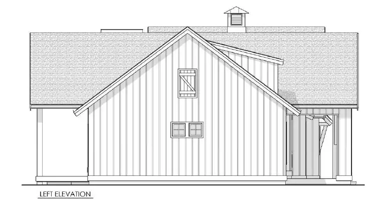 Ranch House Drawing Easy