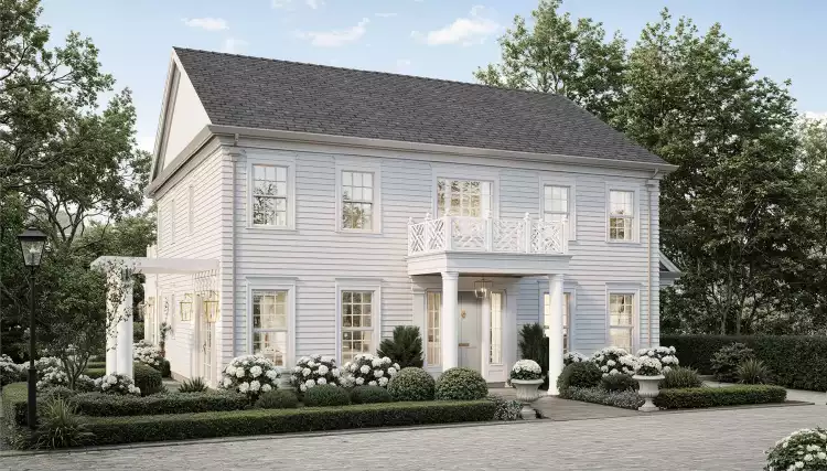 2 Story Colonial House Plans